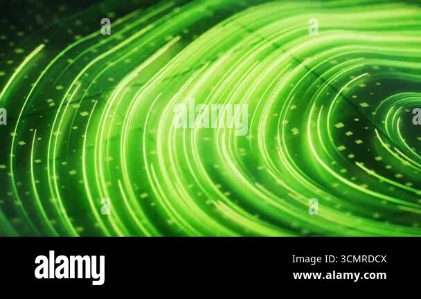 Spinning vortex curve lines with board background, 3d rendering Stock ...