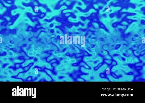Blue abstract video color topographic relief map, wavy, liquid ...