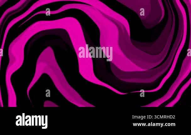 Turning abstract swirl stripe pink black background animated, Abstract ...