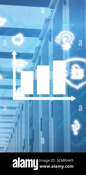 Animation of statistics, chemical structures and data processing over ...