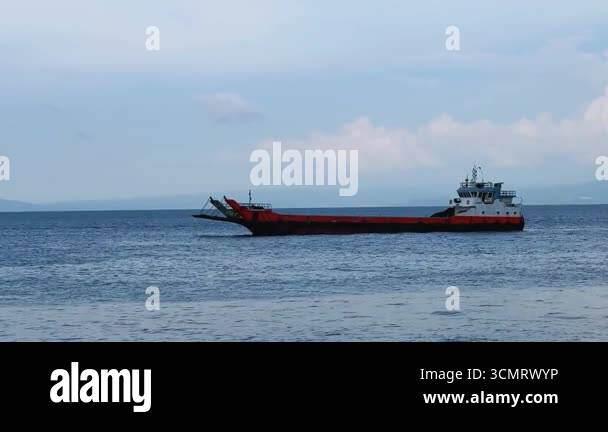 Container Cargo Ship carrier container from Terminal commercial port ...