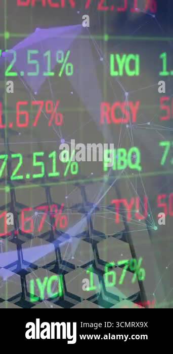 Animation of statistics and financial data processing over binary ...