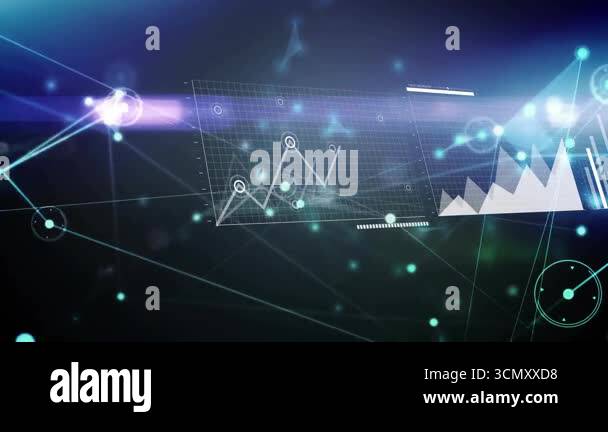 Grid panel fading in triggers line graph drawing area chart sliding bars growing map tracing ...