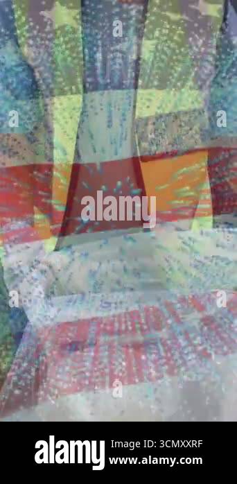 Cleaning park with American flag overlay, people showing community ...