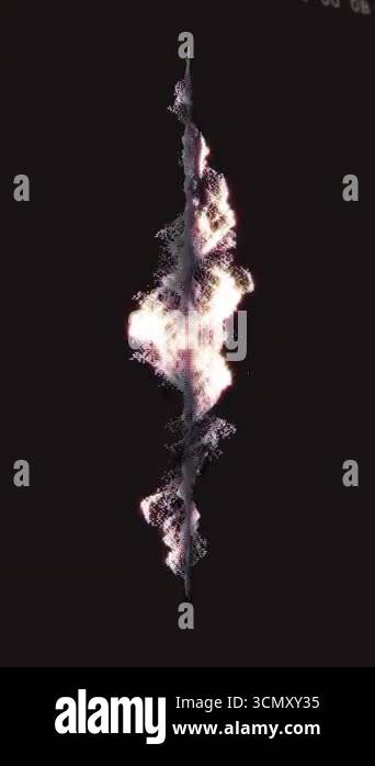 Binary Code And Data Processing Animation Over Abstract Shape Technology Digital Network