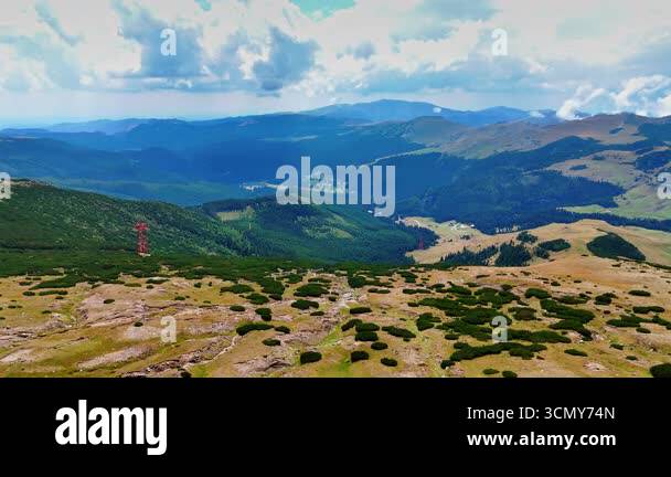 Exploring beautiful Busteni mountain views in Romania. Breathtaking ...