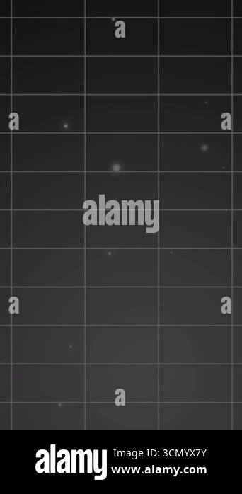 High Quality Video Footage of a Digital Grid on a Black Background ...