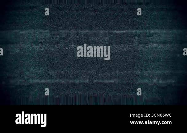Television Static Noise Effect With Glitchy and Interference Patterns ...