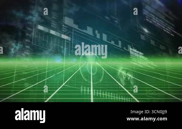 Opening void activating UI, grid forming and beam sweeping, elements ...