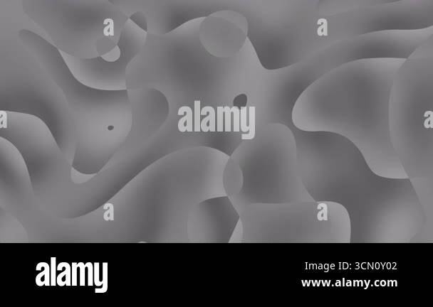 Gray abstract shapes create fluid grayscale background. Suitable for ...