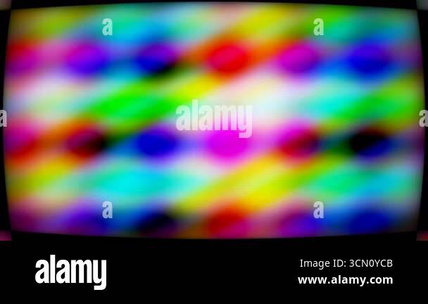 Rainbow Distortion 4K Abstract Motion with Vibrant Colors and Surreal ...