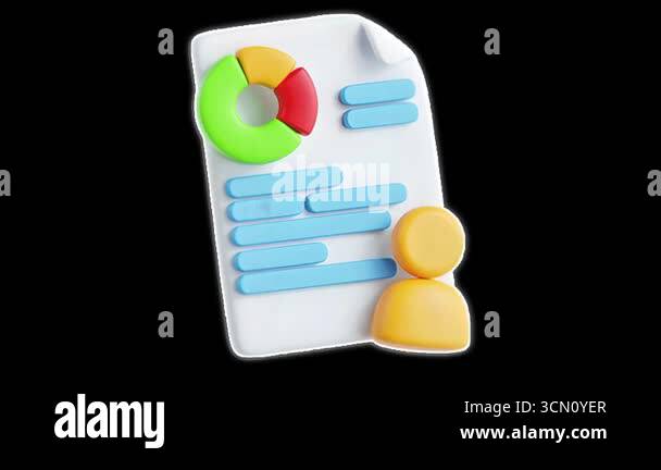 Colorful infographic representation of data analysis with charts and ...
