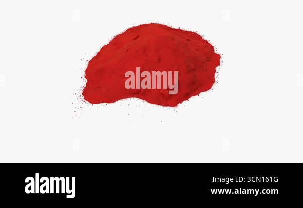abstract red color stain on white background Stock Video Footage - Alamy