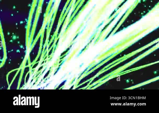 light painting. neon glow. festive decoration. abstract background ...