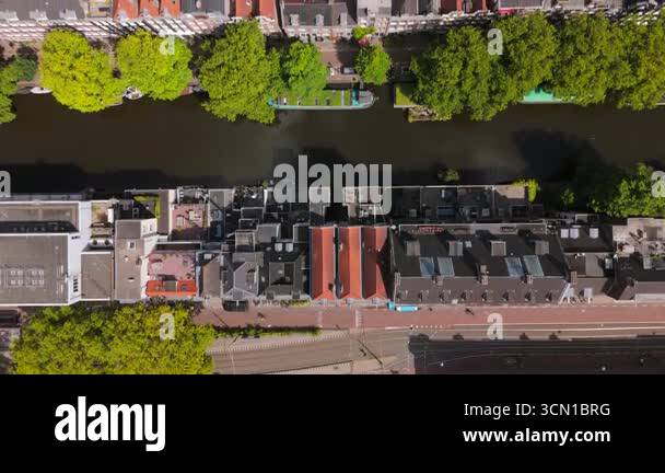 Experience breathtaking topdown aerial views of Amsterdams canals ...