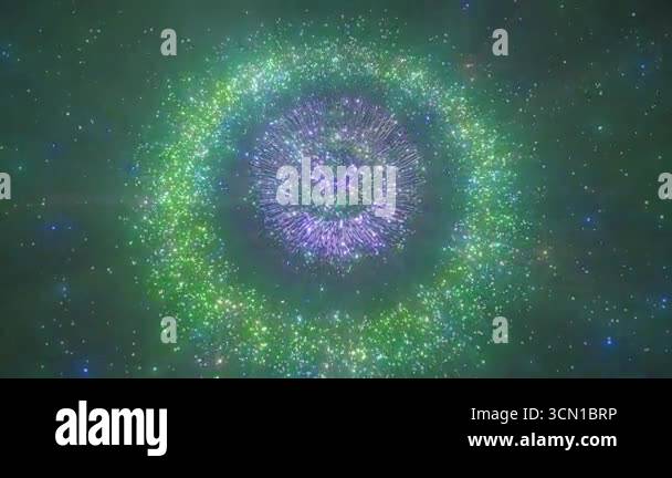 fireworks in outer space background Stock Video Footage - Alamy