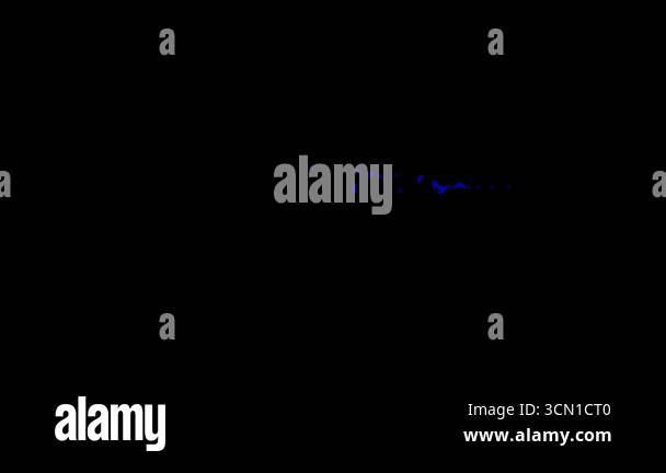 Simple Animated Background with Blue Light Reflections in the Dark for ...