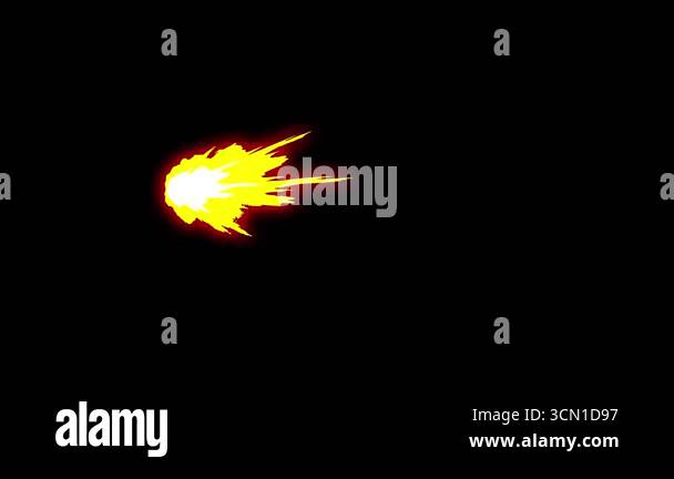 Animated fireball sprite sheet for game development with frame-by-frame animation Stock Video ...