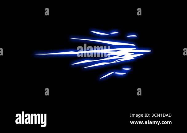 Animated Blue Energy Beam VFX Spritesheet for Games and Motion Graphics ...