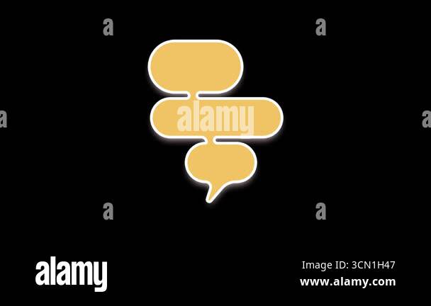 Animated speech bubbles elements pack for video editing and motion ...