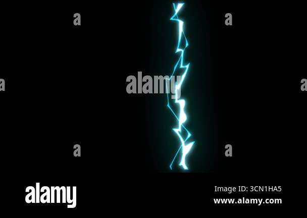 Animated Electric Arcs Video Overlay Effect with Transparent Background ...