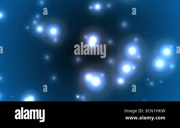 A vibrant abstract background featuring glowing orbs and a dark center ...