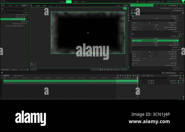 A digital editing interface showcasing a dark background with editing ...