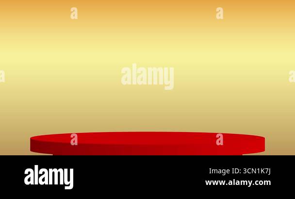 Mockup product display animation, cylinder pedestal podium. Stage ...