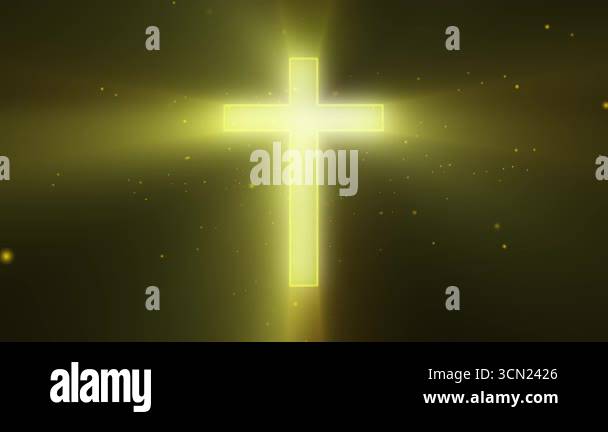 abstract cross background. golden cross cross on black Stock Video ...
