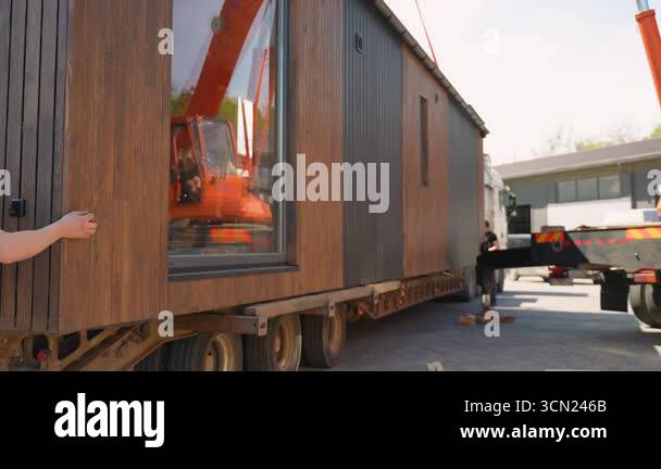 Minimalist tiny house trailer Stock Videos & Footage - HD and 4K Video ...
