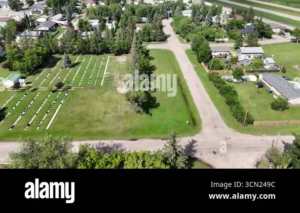 Scenic 4K aerial video showcasing the community layout and homes in ...