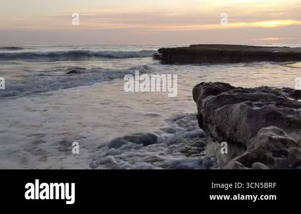 Southern California beach scenes north of San Diego - golden sunsets ...