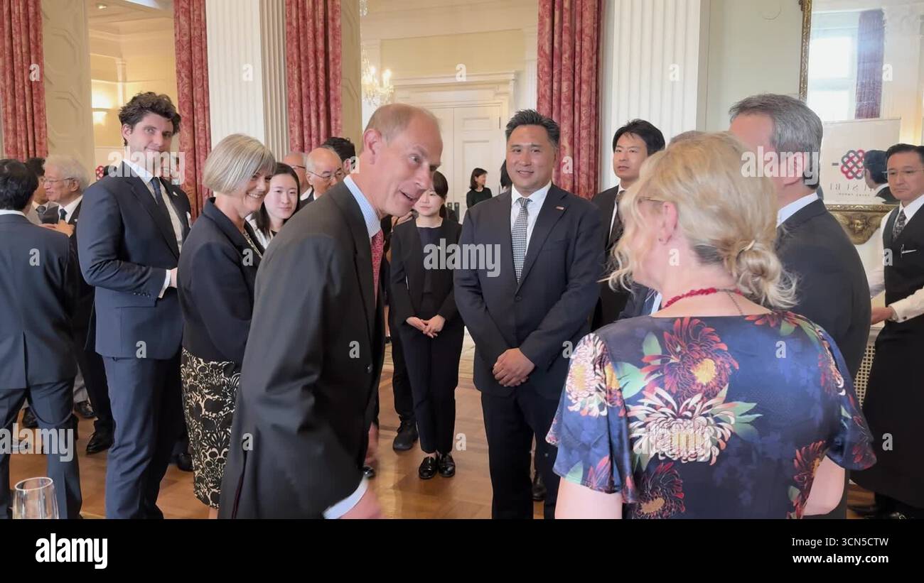 Edward and Sophie attend the Grand Sumo Tournament during visit to ...