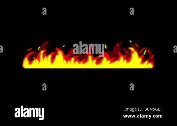 Animated Flames Collection: Looping Fire Elements for Visual Effects ...