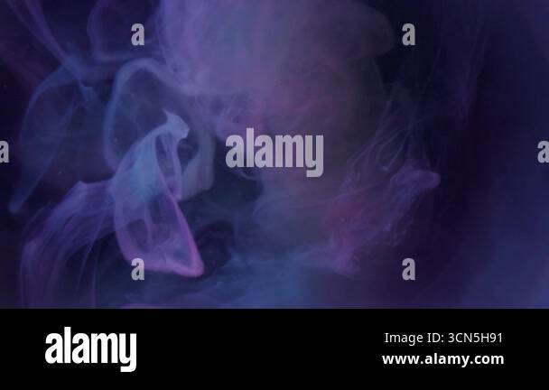 Steam texture. Defocused flow. Color fume blending ink stream in blur ...