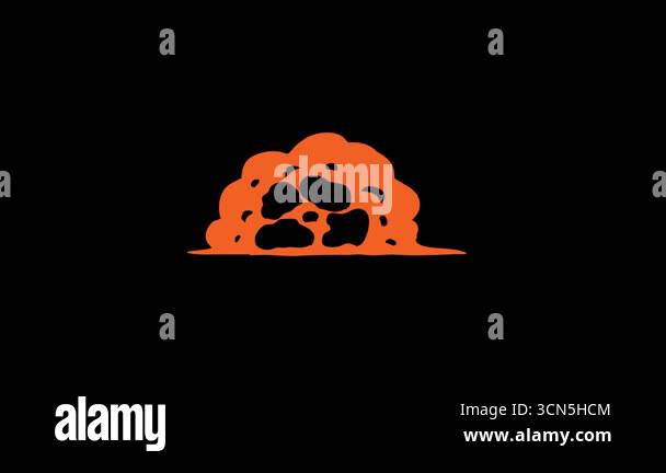 Animated Explosion Sequence: Frame-by-Frame Breakdown of a Growing ...