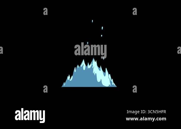 Animated Ice Spike Eruption Sequence for Games and Visual Effects ...