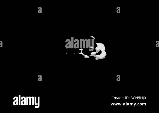 Smoke animation smog cartoon puff Stock Videos & Footage - HD and 4K ...