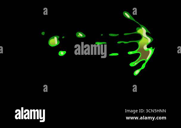 Dripping slime splash cartoon Stock Videos & Footage - HD and 4K Video ...