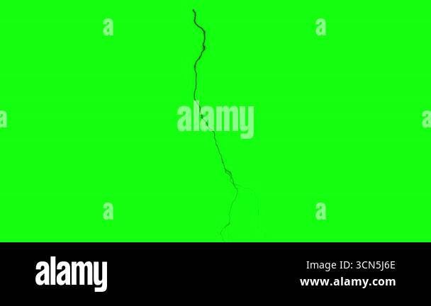 Cracks of wall, road cracks, floor cracks animation Green Screen 4K ...