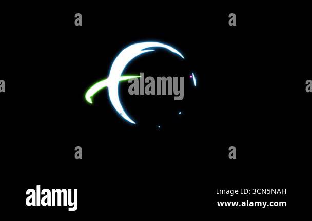 Abstract Neon Light Trails Animation with Dynamic Swirls and Vibrant ...