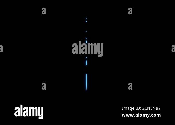 Animation of Falling Water Drops with Glowing Outline and Cartoon Style ...