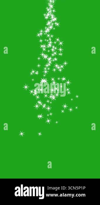Sparkling star particles falling in a seamless motion graphic with ...
