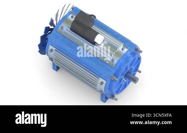 electric generator animation 3d and computer rendering animation video ...