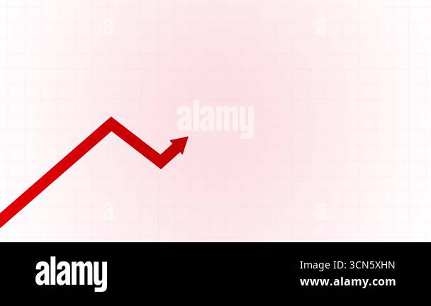 Cash with growth arrow stocks graph. Concept of financial success ...