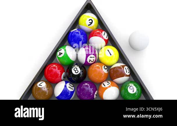 8 Ball Pool game animation Stock Video Footage - Alamy