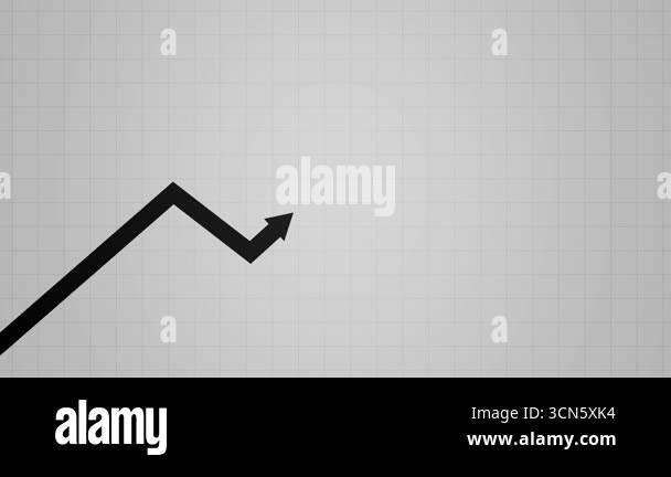 Cash with growth arrow stocks graph. Concept of financial success ...