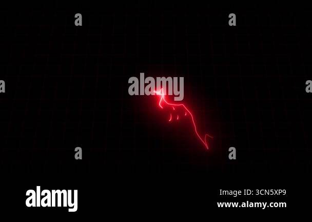 Bangladesh map animation, Glowing neon Bangladesh map animation ...