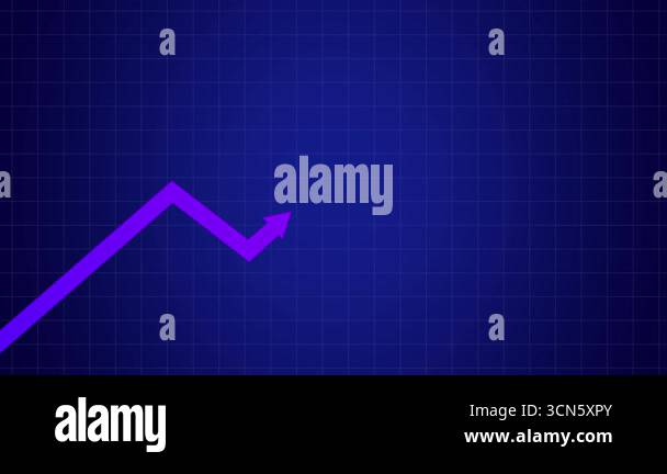 Cash with growth arrow stocks graph. Concept of financial success ...