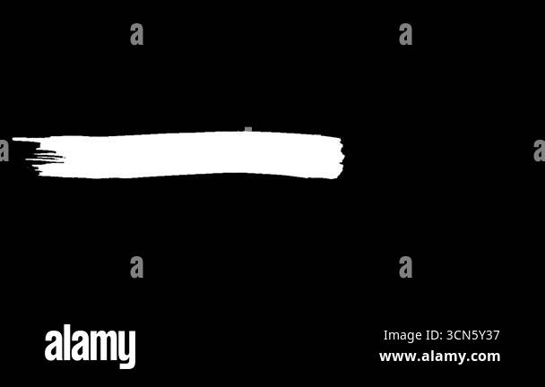 Abstract Brush Strokes Animation on Black Background Loopable Visual ...